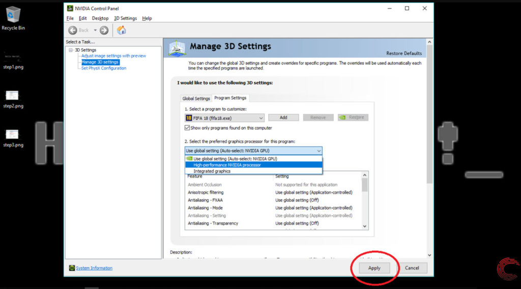 How to choose which GPU is used by a game in Windows 10?