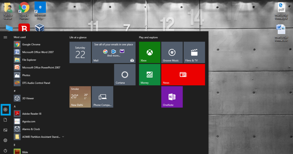 How to change your account and lock screen image in Windows 10