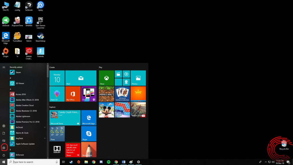 How to change your account picture and password in Windows 10?