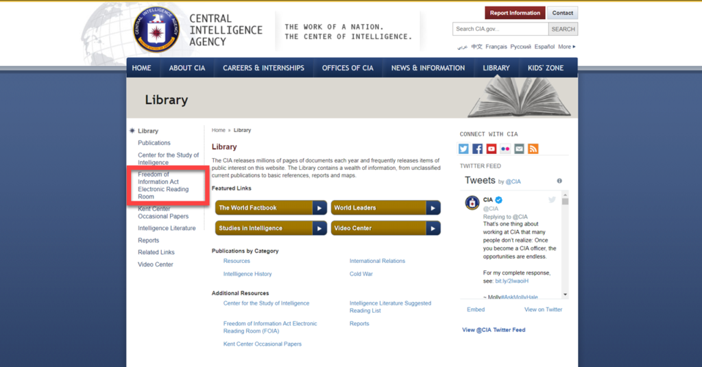 How to access declassified CIA documents: 25-year CREST archives