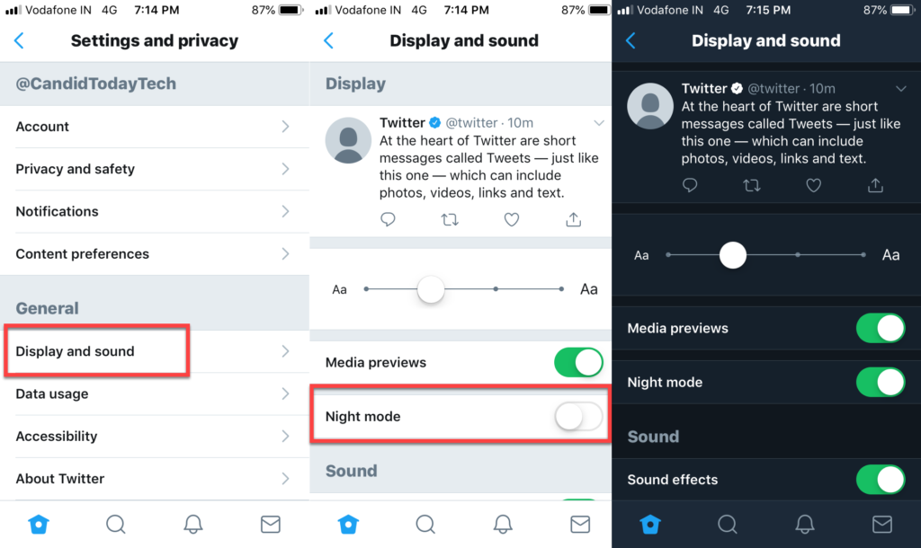 How to activate night mode in Twitter: PC, iOS and Android