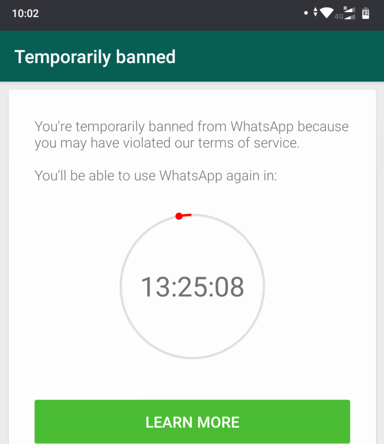Here's why you were temporarily banned from WhatsApp