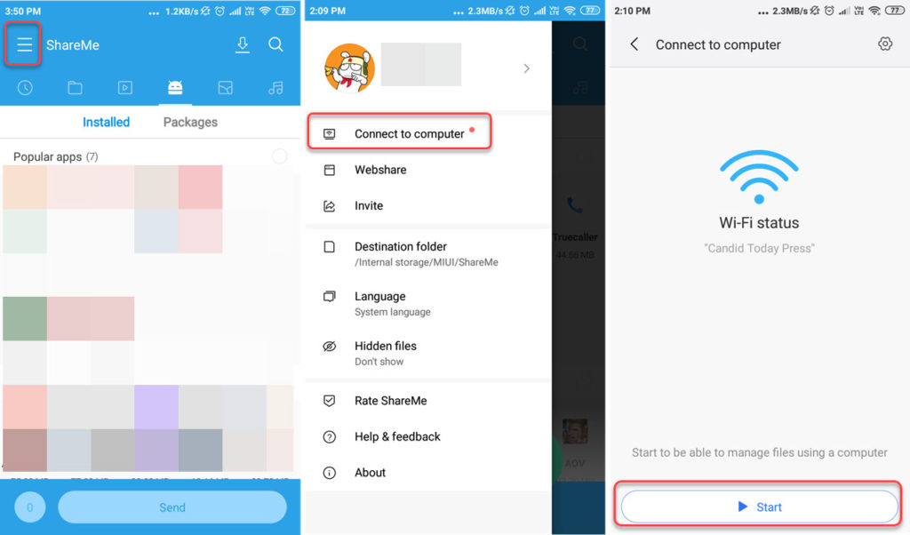 How to use ShareMe (previously Mi Drop) on Windows?