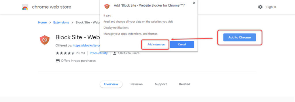 How to block Adult websites in Google Chrome?