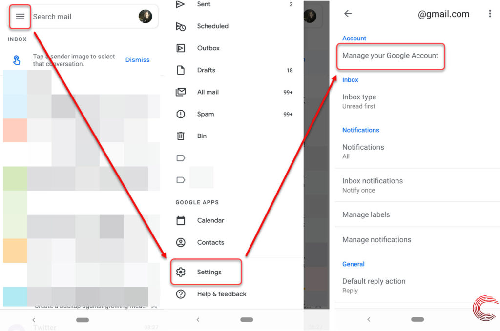 How to change phone number in Gmail?