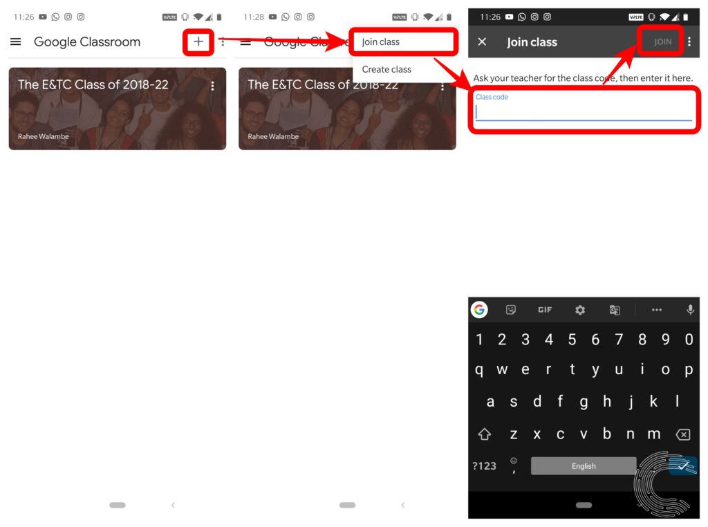 How to join or leave a Google Classroom? How to view assignments?