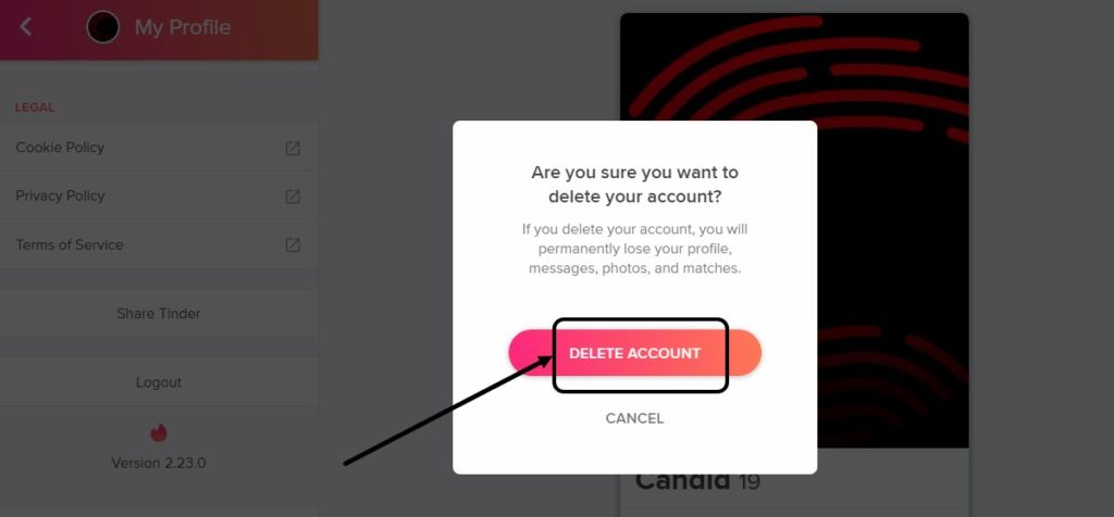 How to delete your Tinder account?
