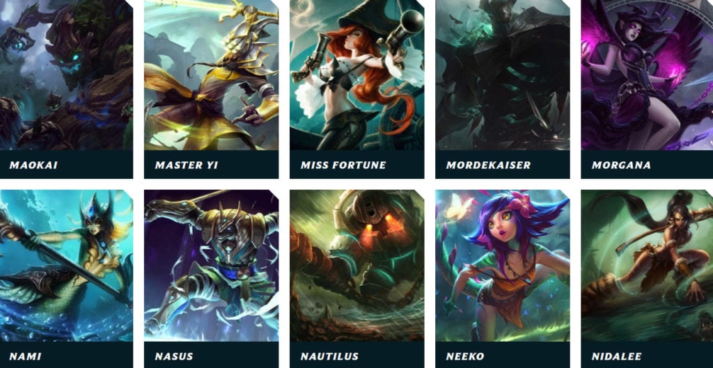 How many champions are there in LOL? League of Legends champions list