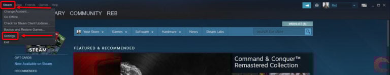 How to change Steam language?