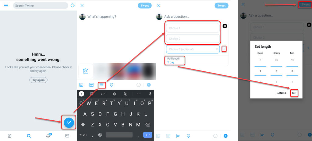 How to create a poll on Twitter?