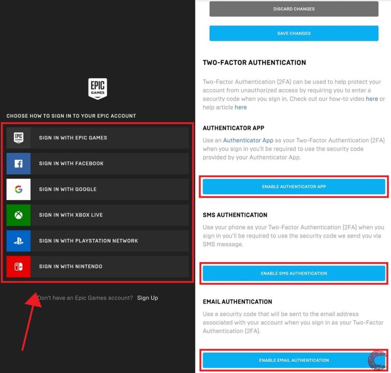 How to enable 2FA in Fortnite?