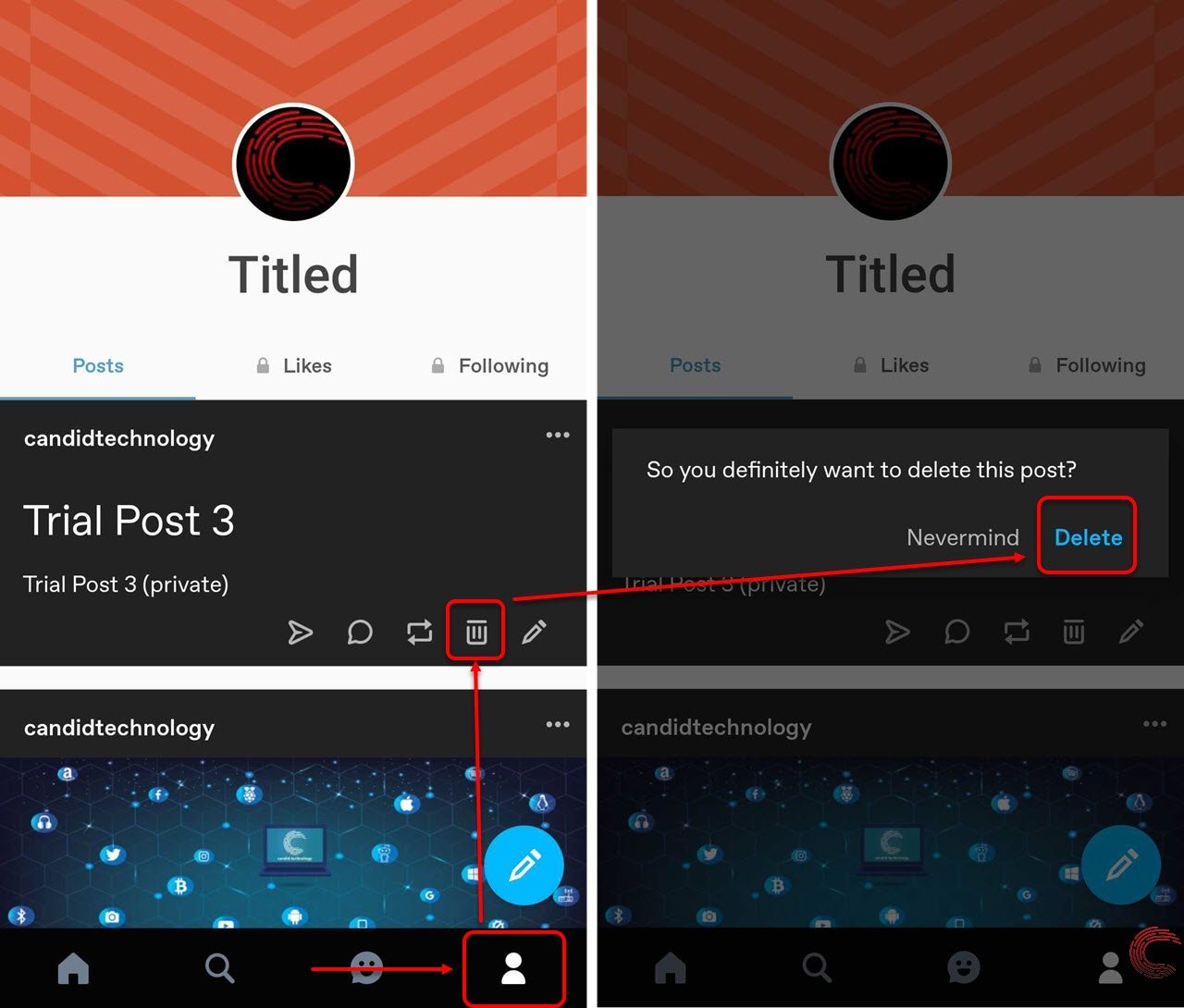 How to delete posts on Tumblr?