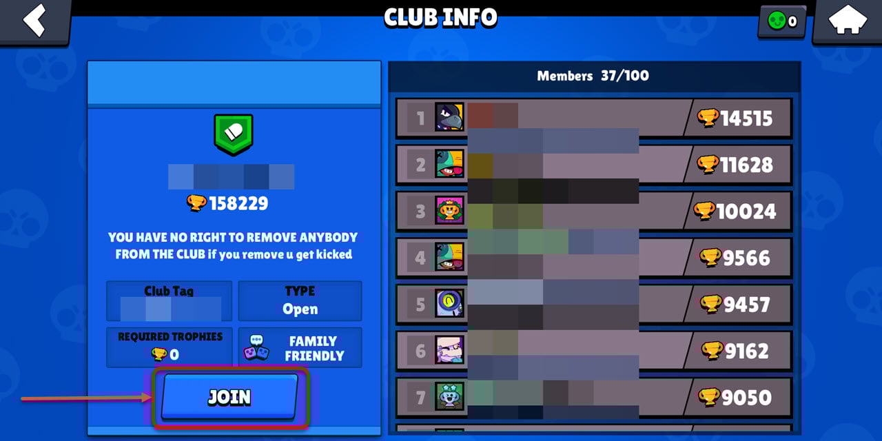 How to join a Club in Brawl stars?