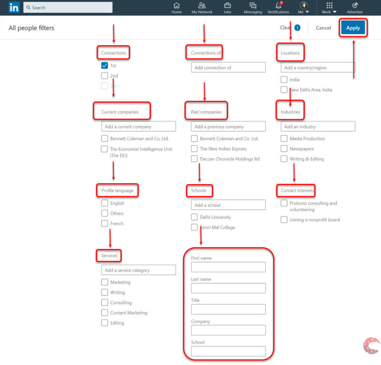 How to see connections on LinkedIn?