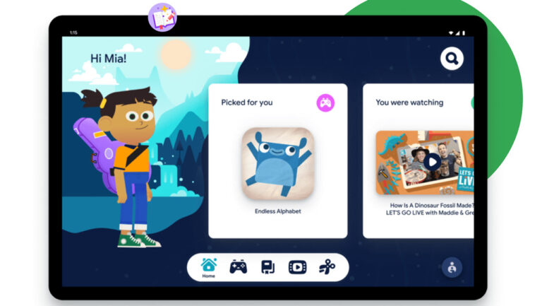 Google launches Kids Space for Android tablets with free apps and books