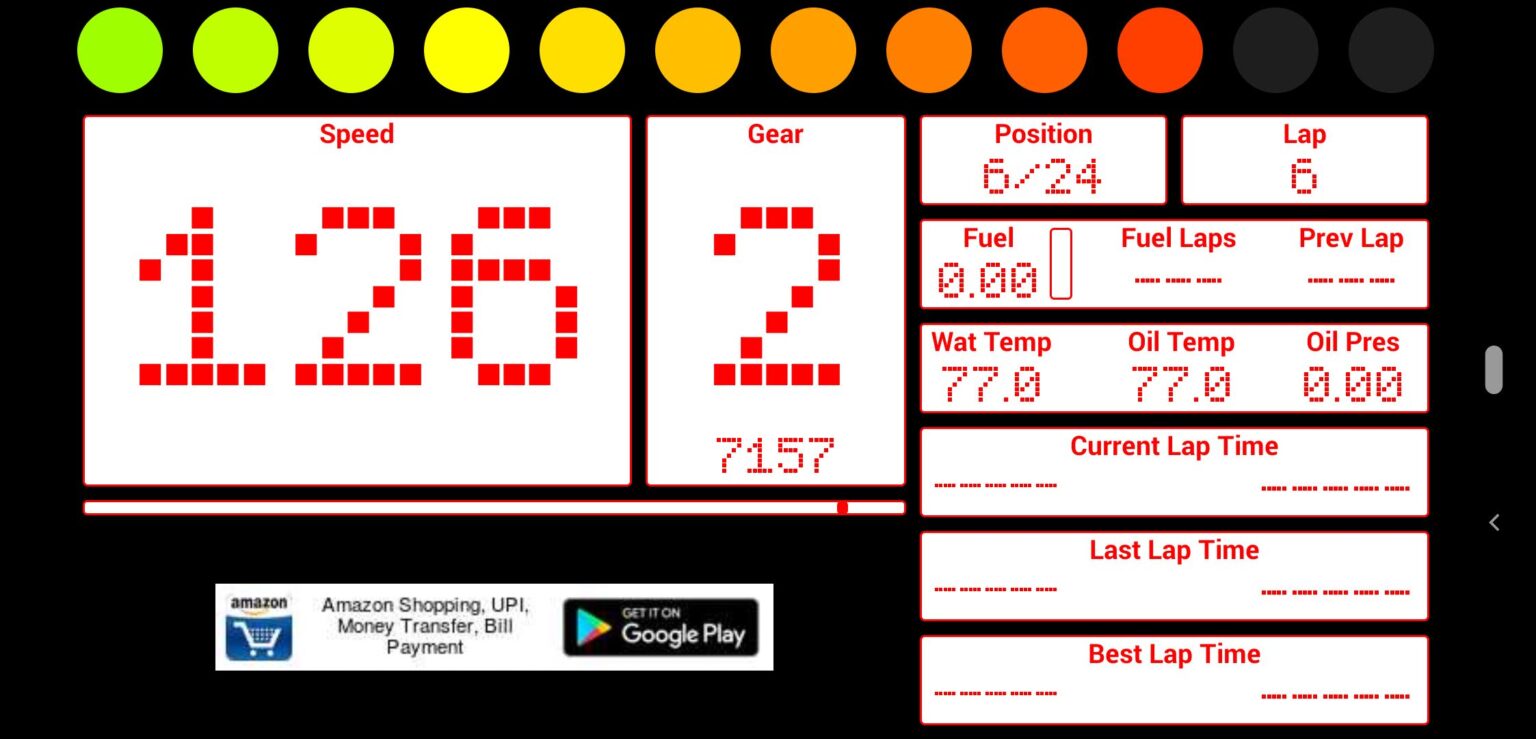 How to use your phone as a dashboard for iRacing?