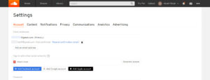 How to change the email on SoundCloud?