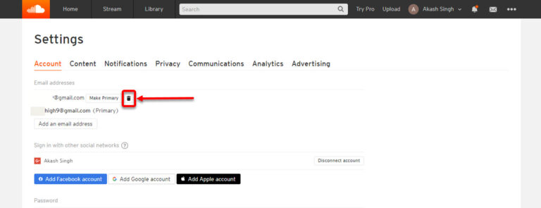 How to change the email on SoundCloud?