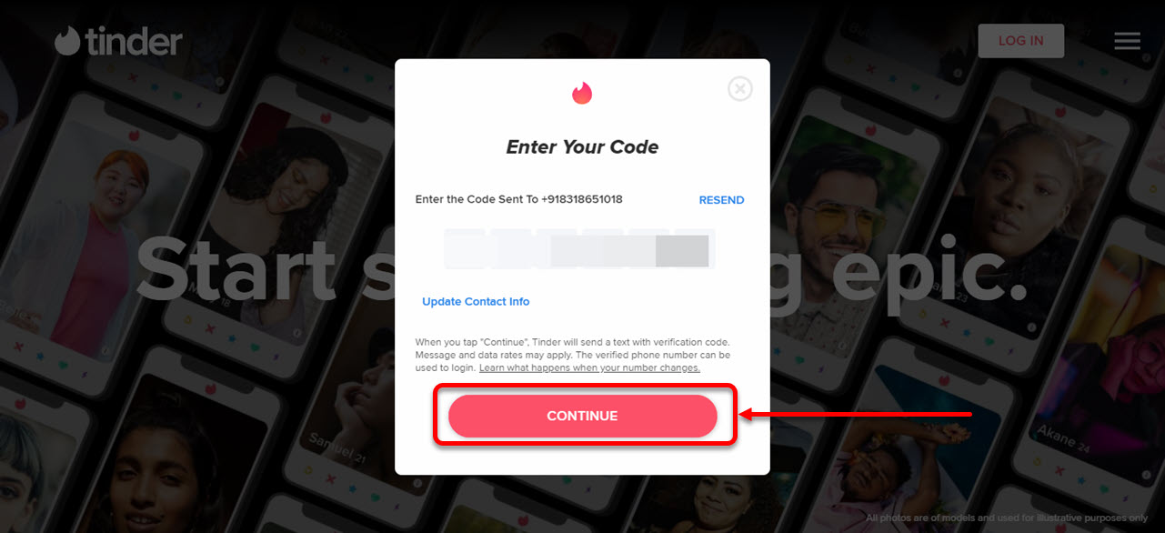 How to create a Tinder account?