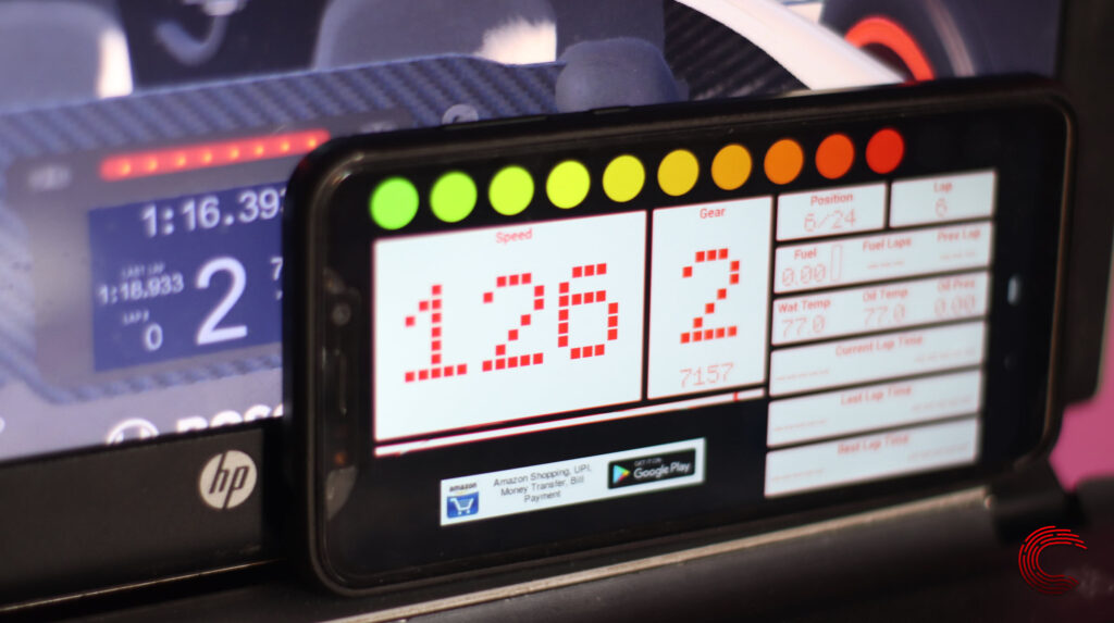 How to use your phone as a dashboard for iRacing?