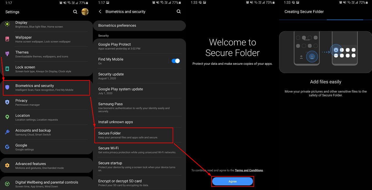 setting_up_secure_folder-100 | Candid.Technology