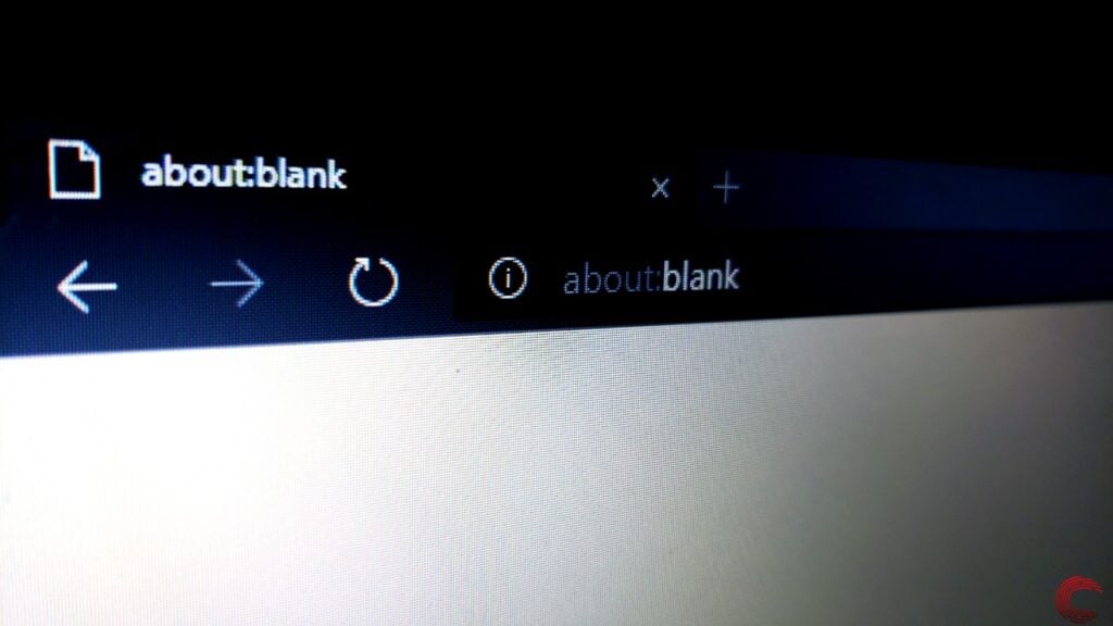 What is the About:Blank page?