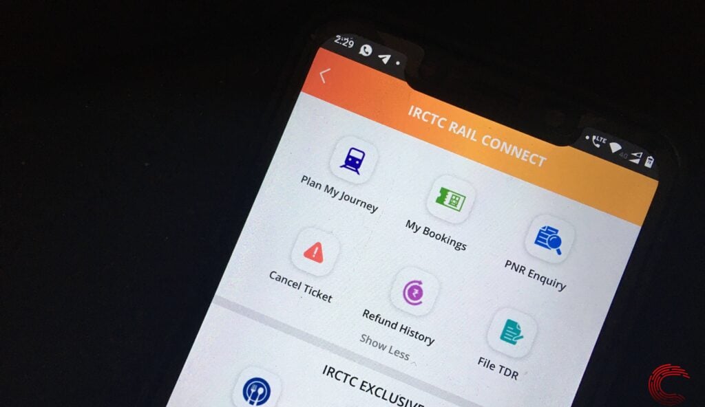 How to check your name in a Train Chart online?