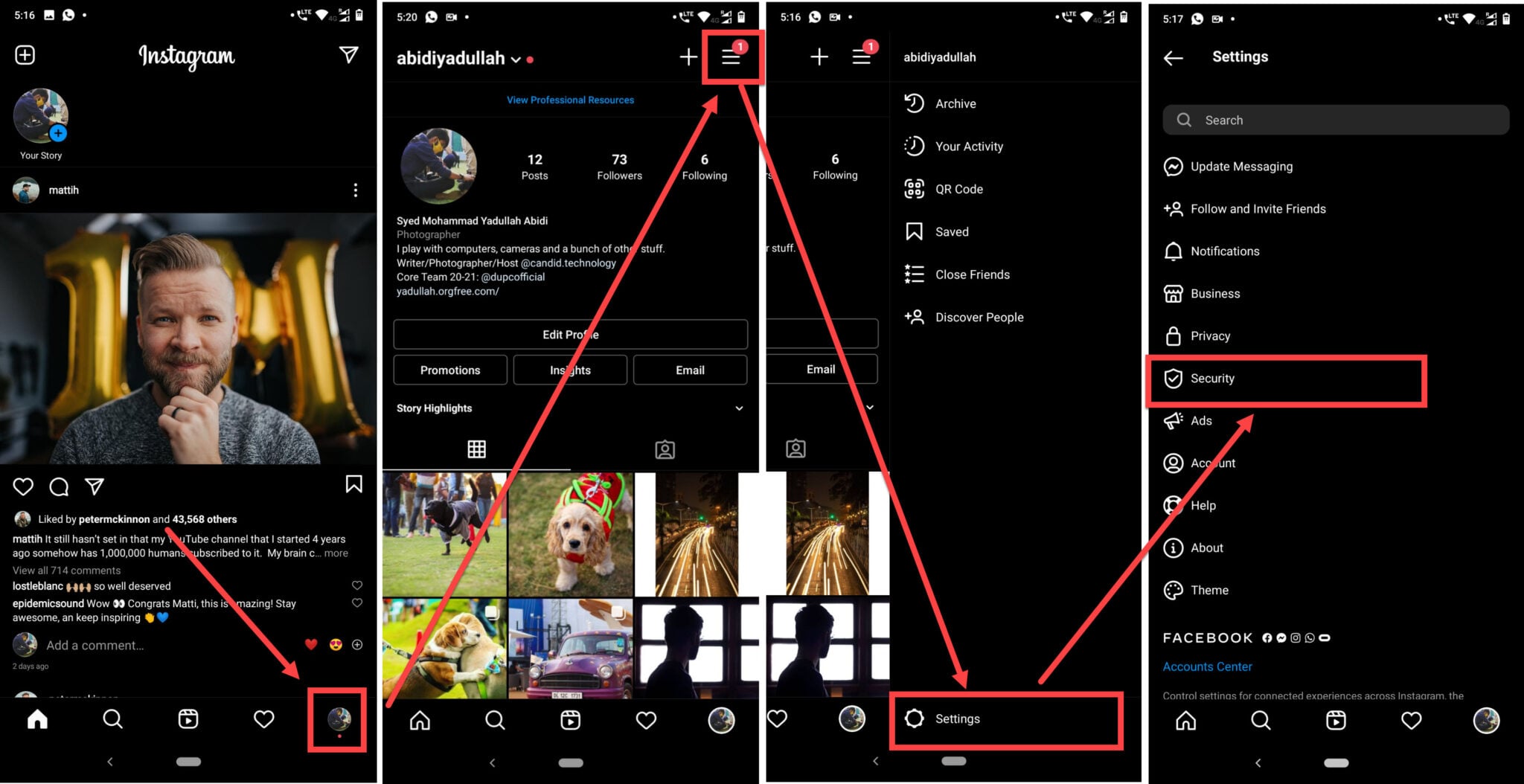 How to logout from Instagram on all devices?