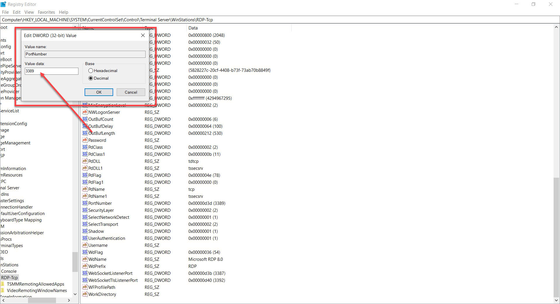 How to open the RDP Port to allow Remote Desktop Access?