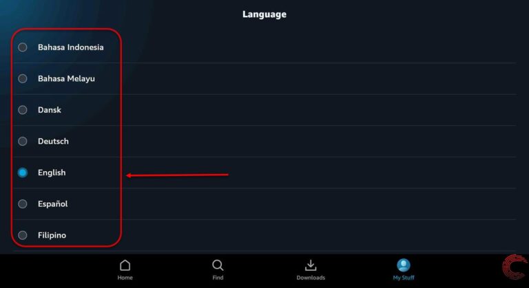 How to change the language in Amazon Prime Video?