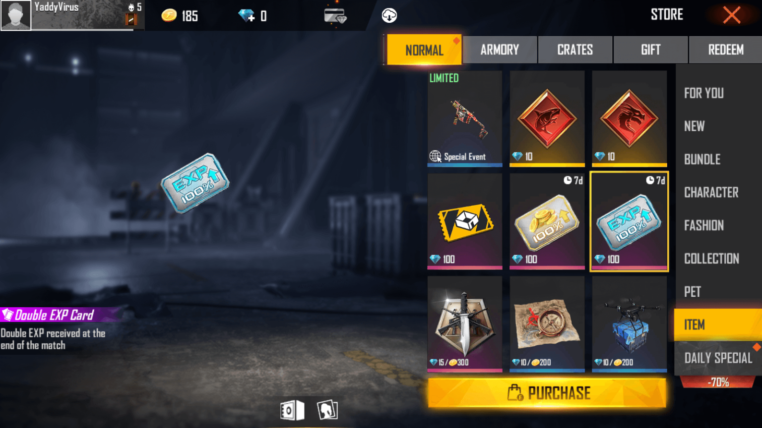 How to increase your level/rank in Free Fire?