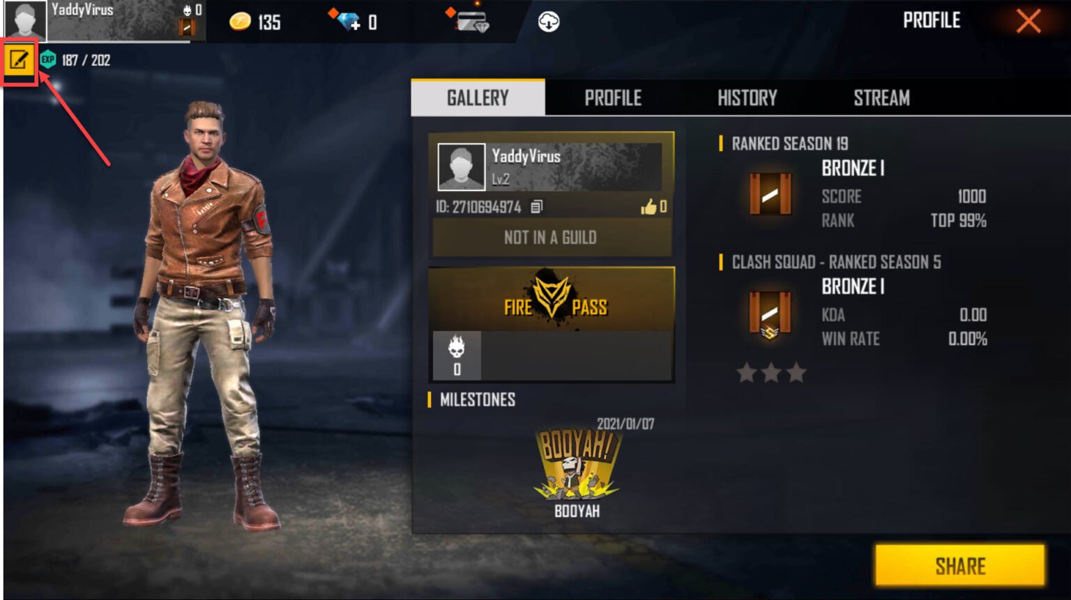 How to change your name in Free Fire?
