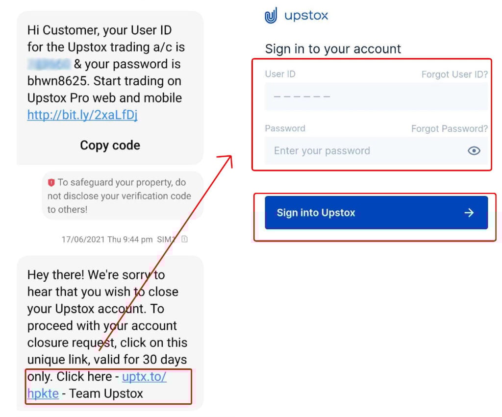 How to close Upstox account?
