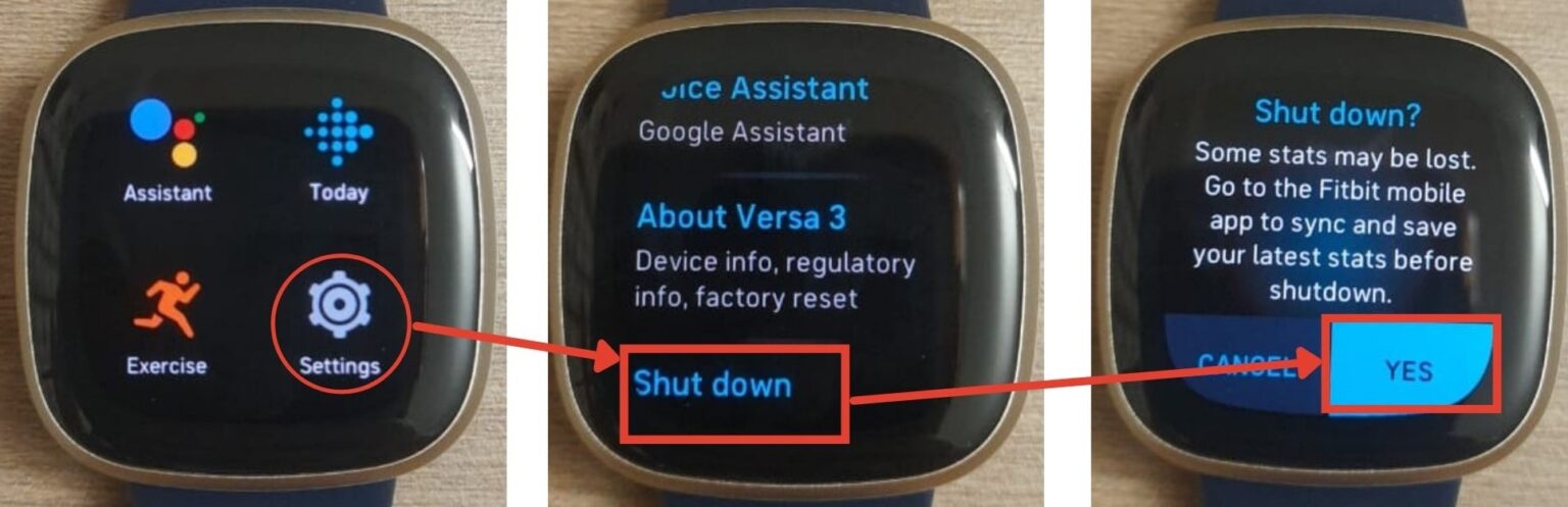 How to reset Fitbit Versa?
