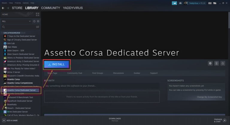 How to create a server in Assetto Corsa?