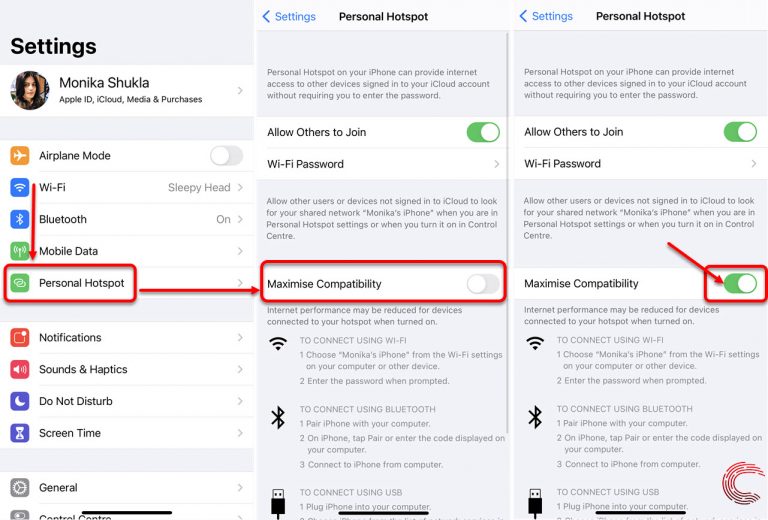 Fix: iPhone hotspot not working