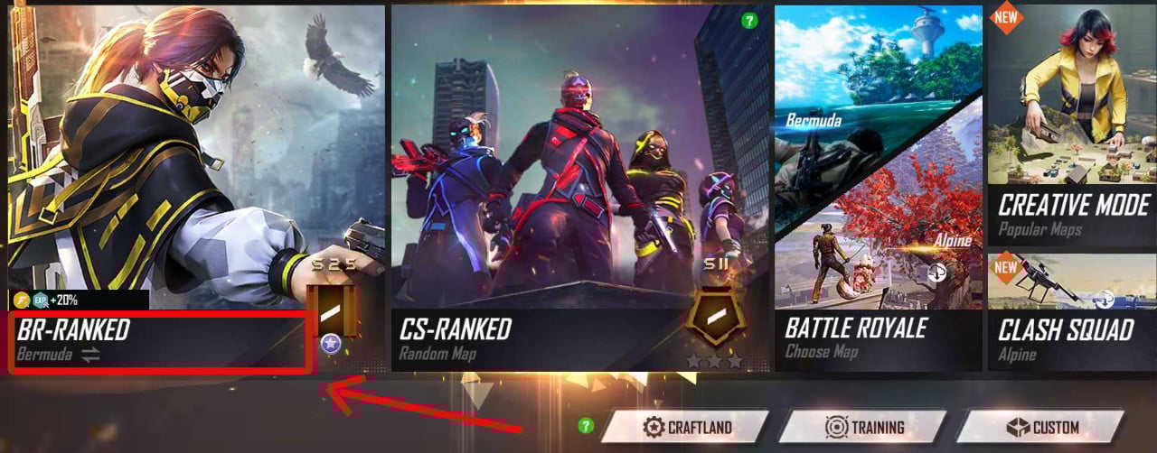 What is BR mode in Free Fire?