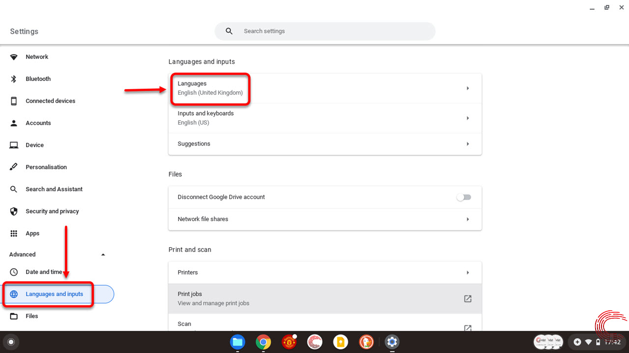 How to change the language on Chromebook?