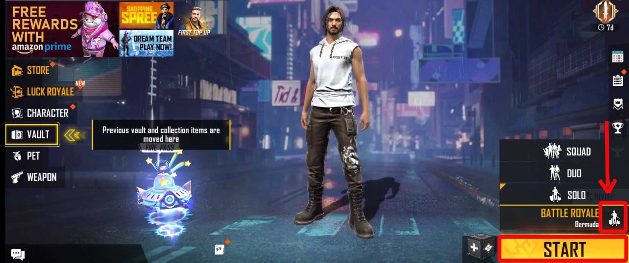 What is BR mode in Free Fire?