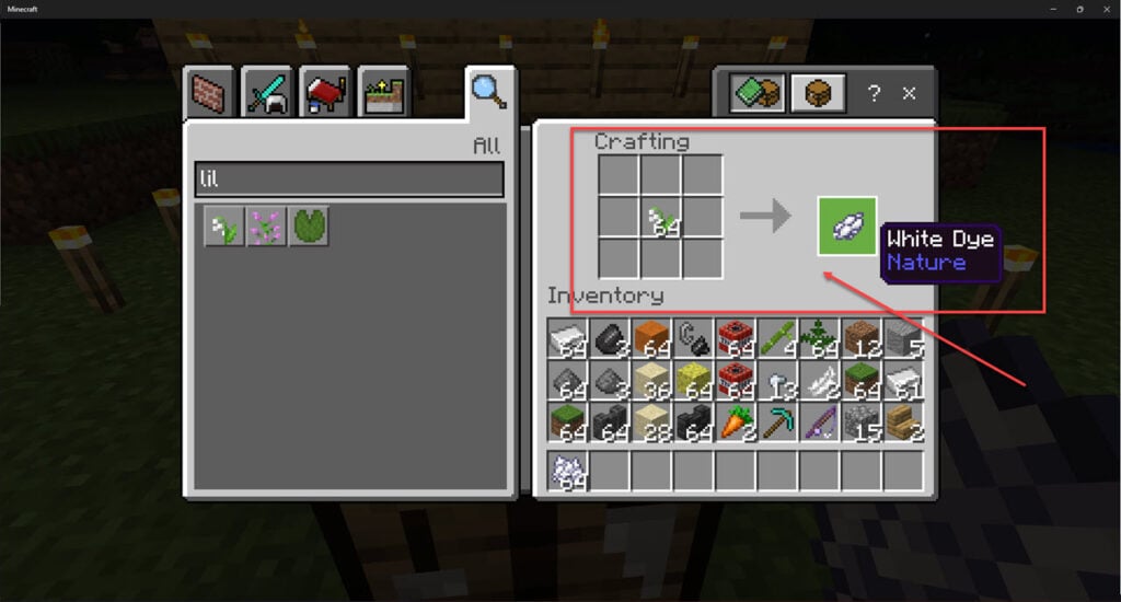 How to get white dye in Minecraft?