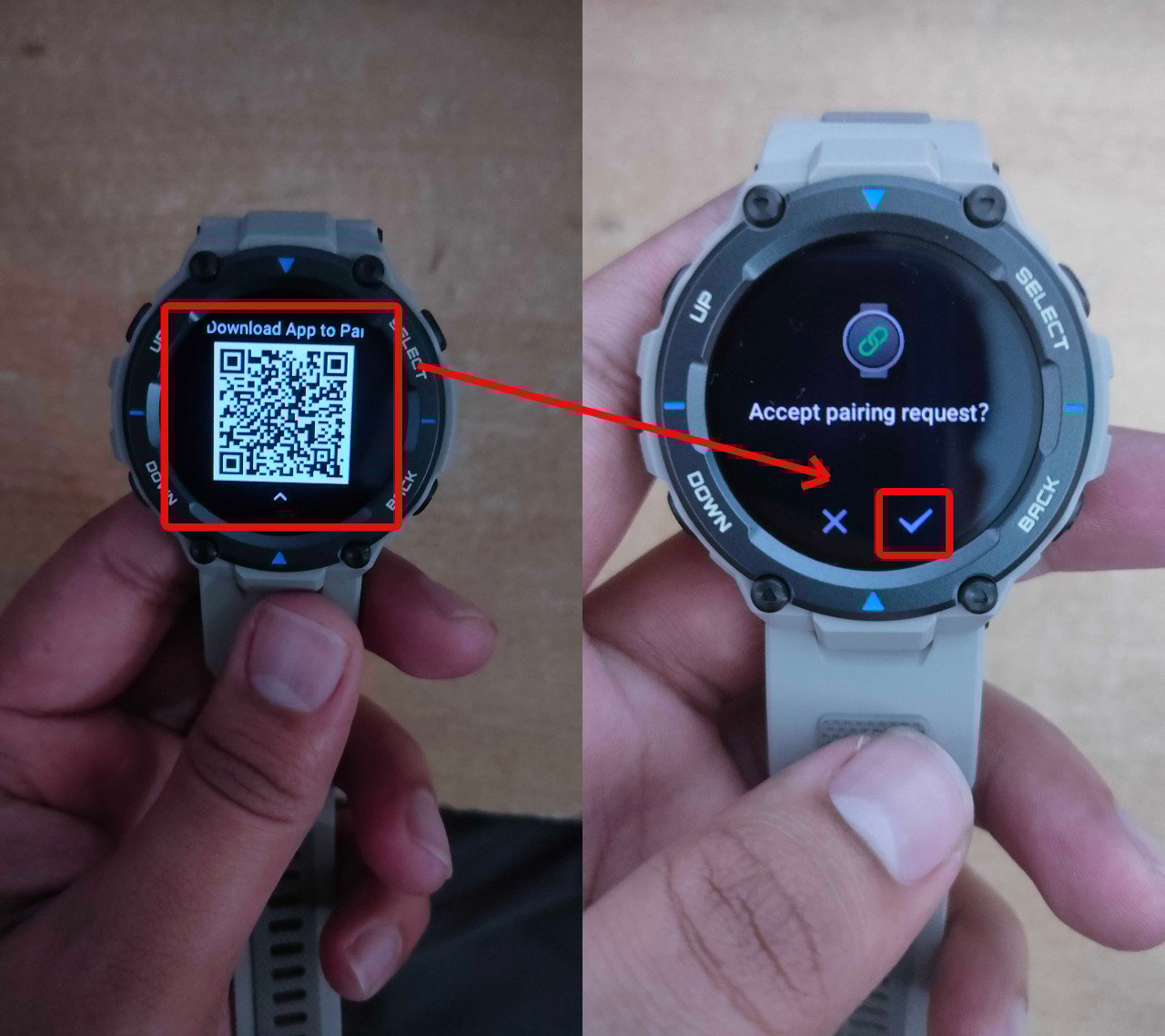 How to pair the Amazfit watch?