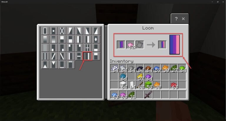 How to make pride flag in Minecraft?