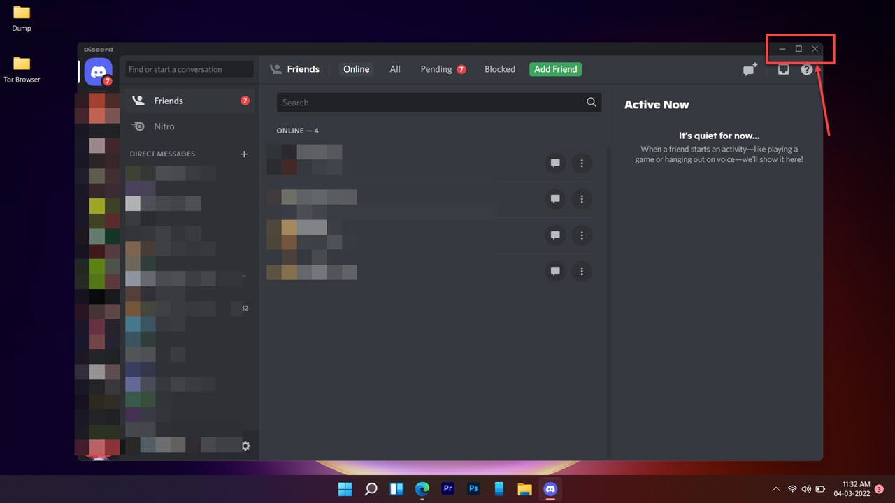 How to minimise Discord?