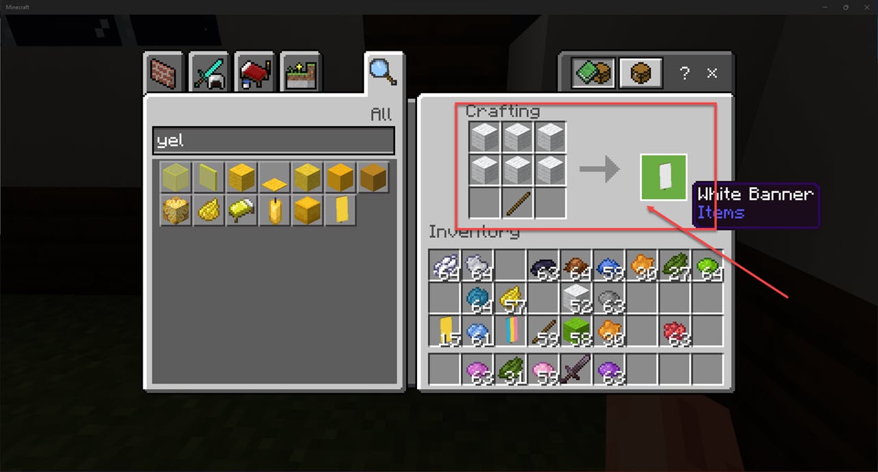 How to make pride flag in Minecraft?