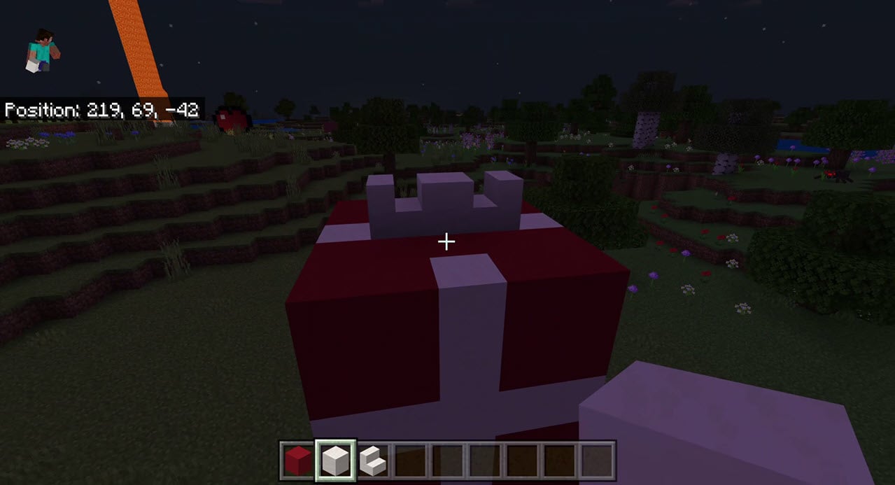 How to make a present in Minecraft?