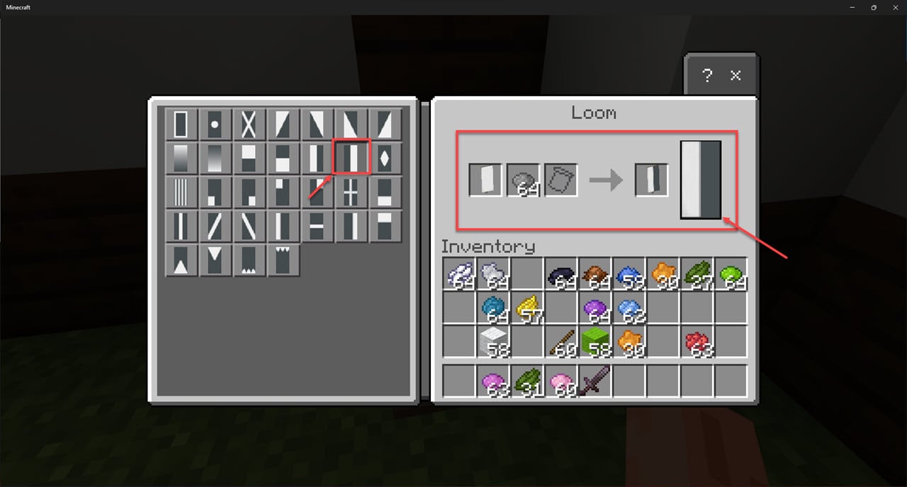 How to make pride flag in Minecraft?