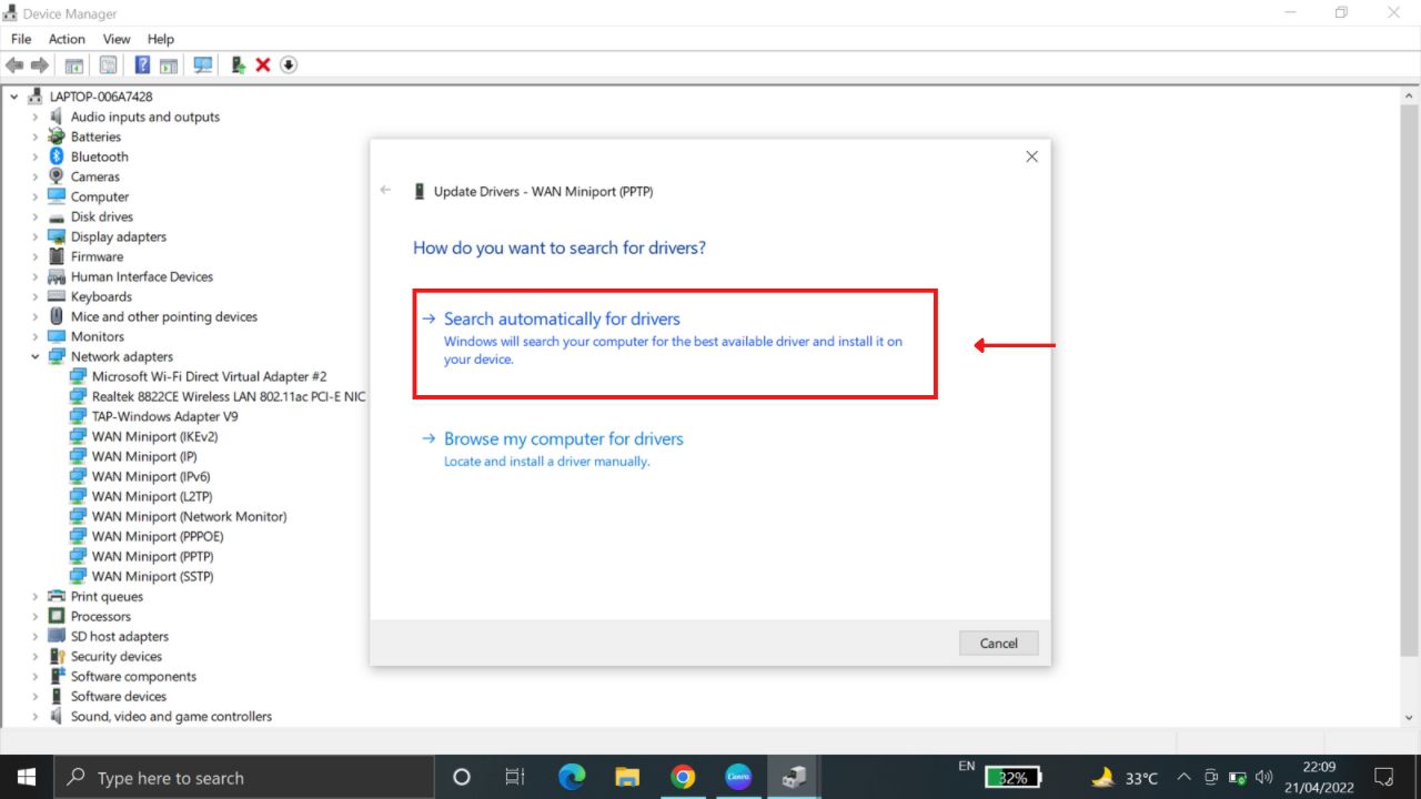 Fix: Windows can't communicate with the device or resource