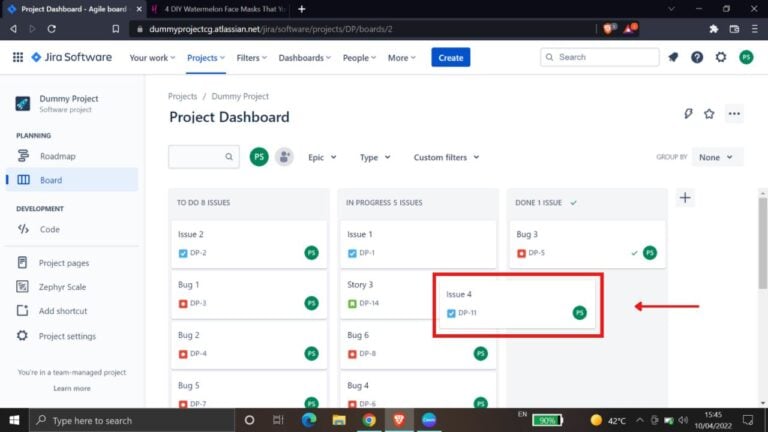 How to change the Status in Jira?