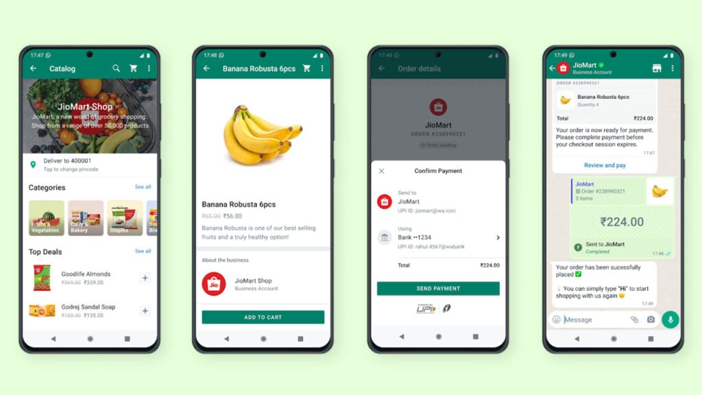 JioMart comes to WhatsApp in India; Jio 5G debuts in October