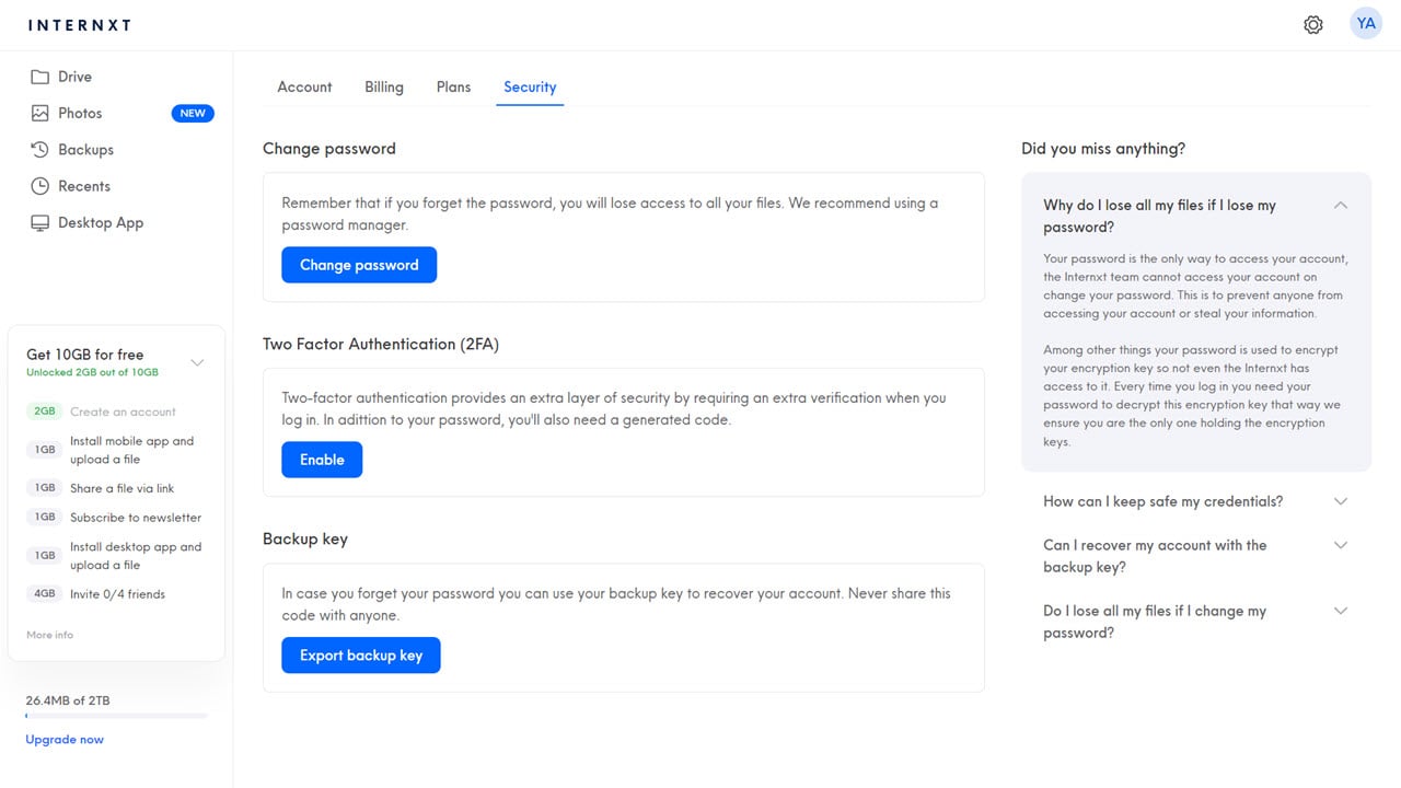 Internxt review: Safest and most seamless cloud storage?